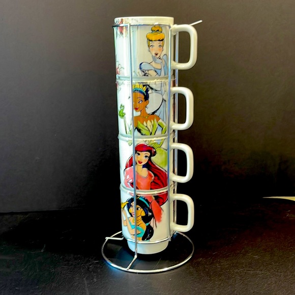 Disney | Dining | Disney Princess Stacking Coffee Cups | Poshmark